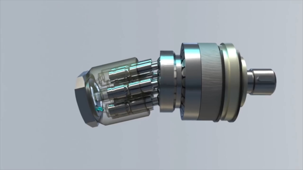 [机械原理]柱塞泵工作原理