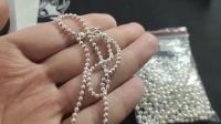 粉丝好奇在市场上选择成品的纯银珠子好还是半成品?木子带你了解