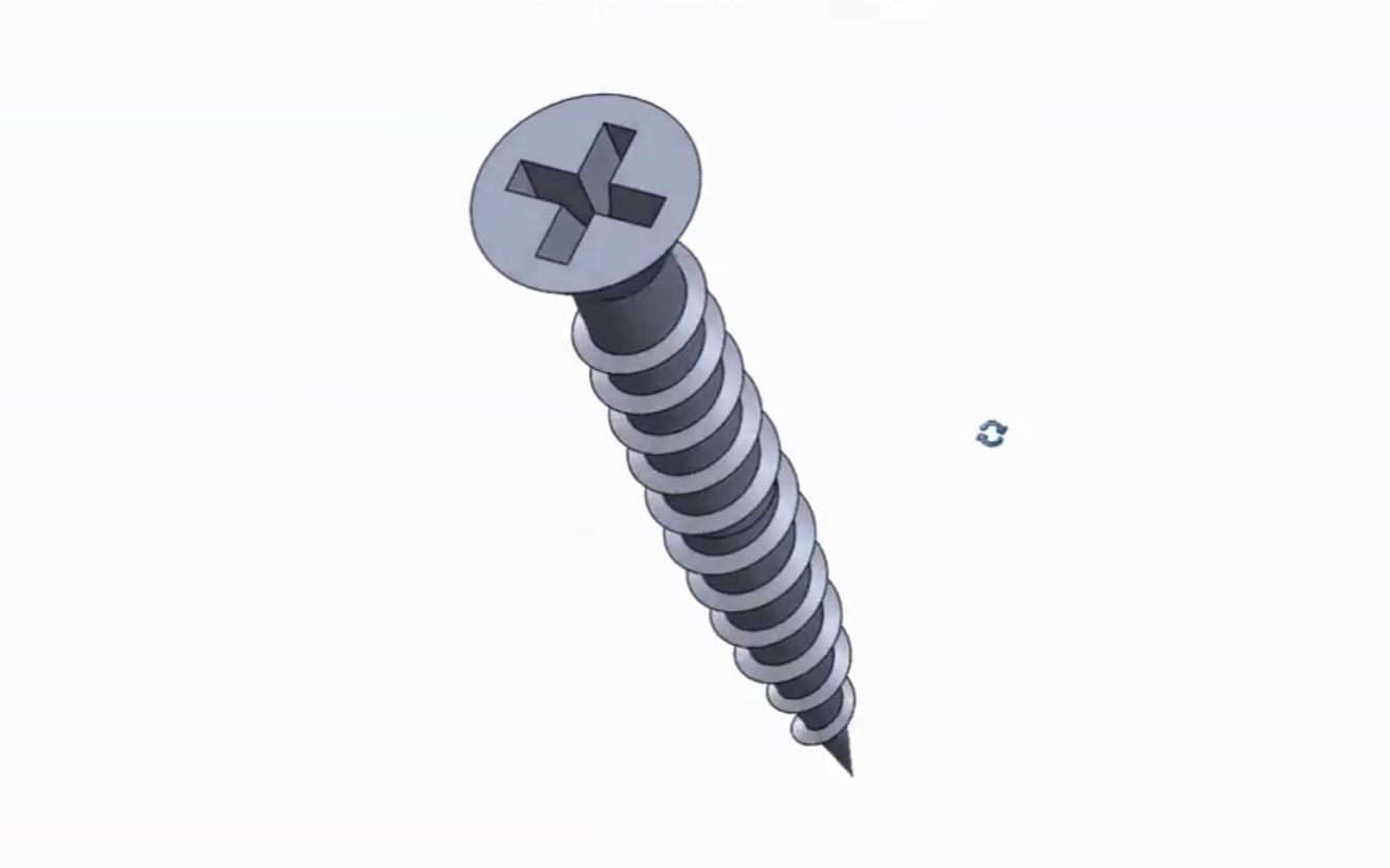 SolidWorks螺丝钉建模