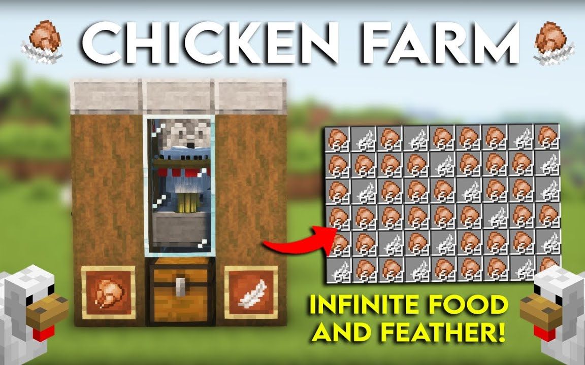 你干嘛～ 全自动鸡农场1.19+可用_我的世界_教程