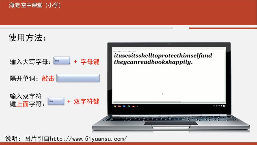 信息技术三年级-第12周第1课时-《英文绘本小故事—英文输入》