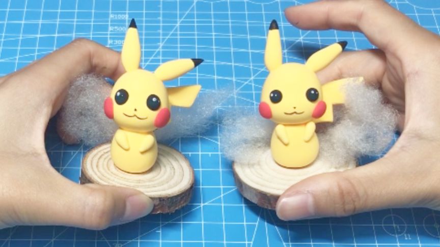 超轻粘土口袋妖怪皮卡丘手工diy制作教程
