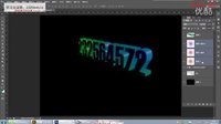 PSAI制作炫丽3D立体字效果
