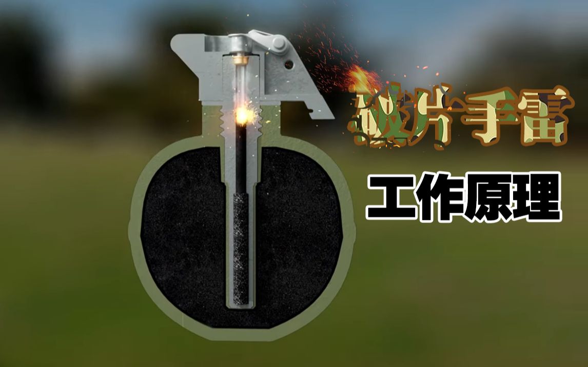 30秒简短科普:破片手雷是如何工作的?里面长啥样?