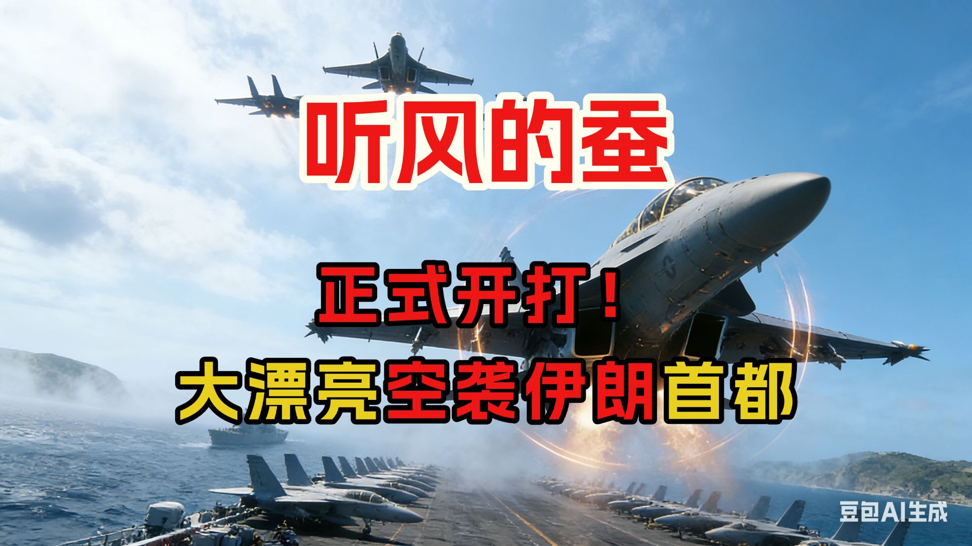 突发!正式开打!大漂亮和以色列空袭伊朗首都!