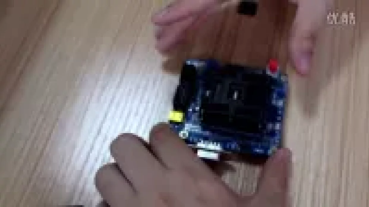 STM32编程器操作视频 烧写芯片