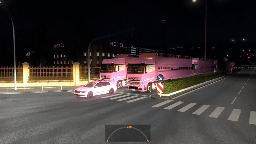 #中国ms俱乐部 全程管理员护航!太帅了! #欧洲卡车模拟2