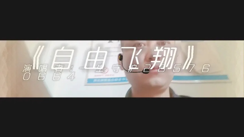 给大家唱一首《自由飞翔》