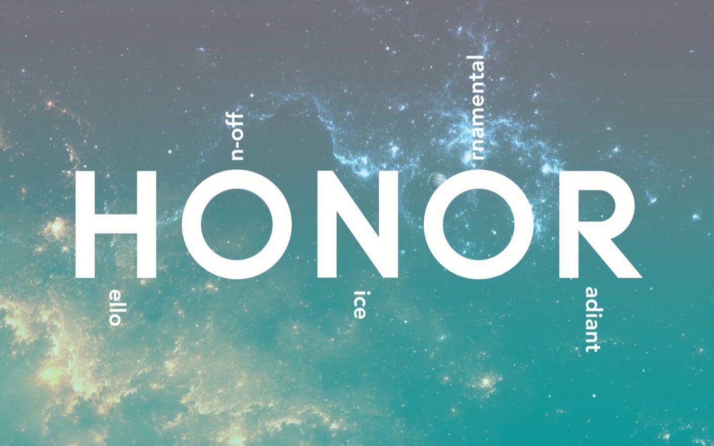 HONOR LOGO的全新演绎,颠覆一切想象与定义