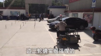 边三轮摩托车考驾驶证现场,是不是好久没见过了?兰州果然是旅行者的...