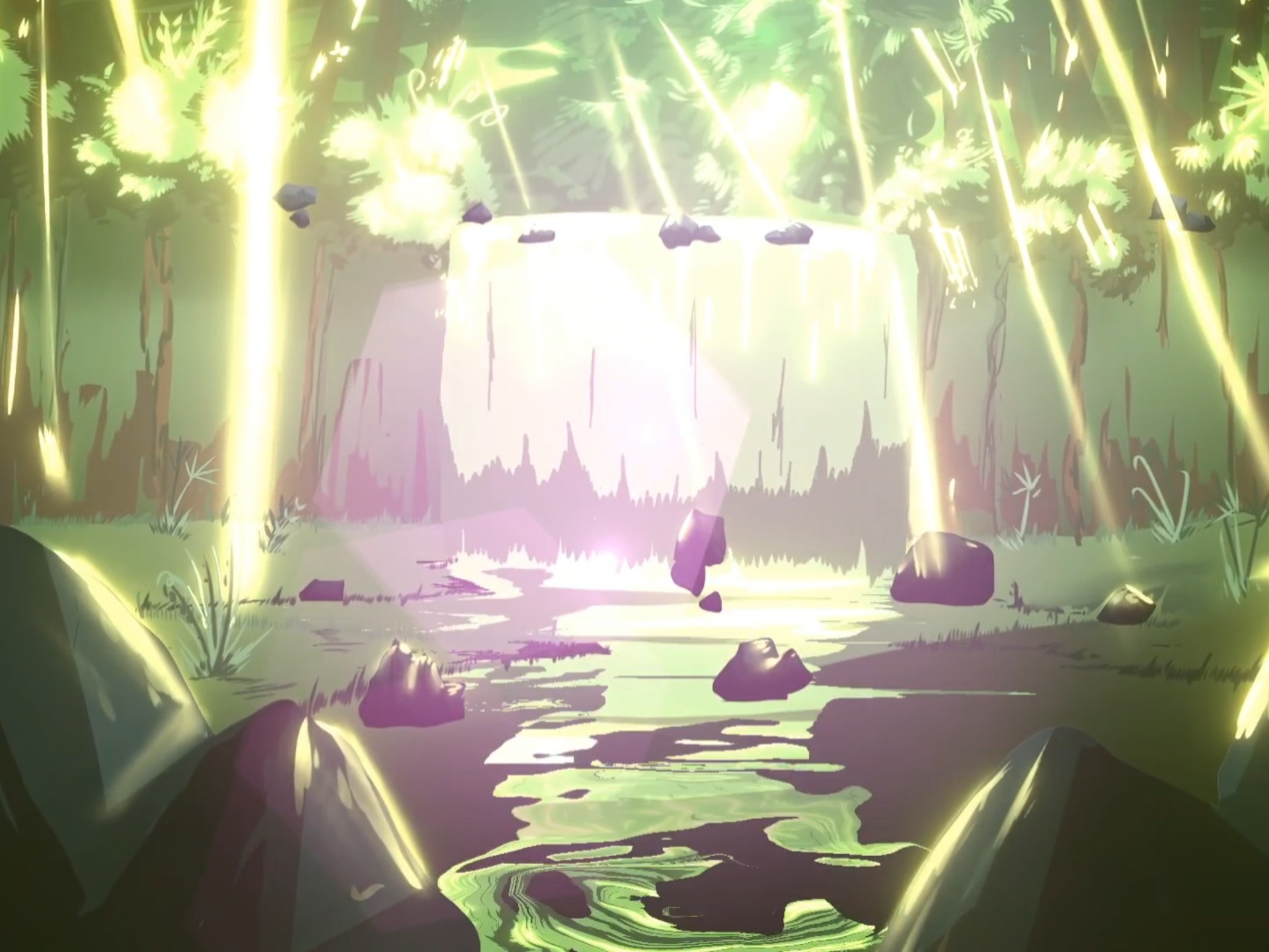 森林类场景与植物的动画练习