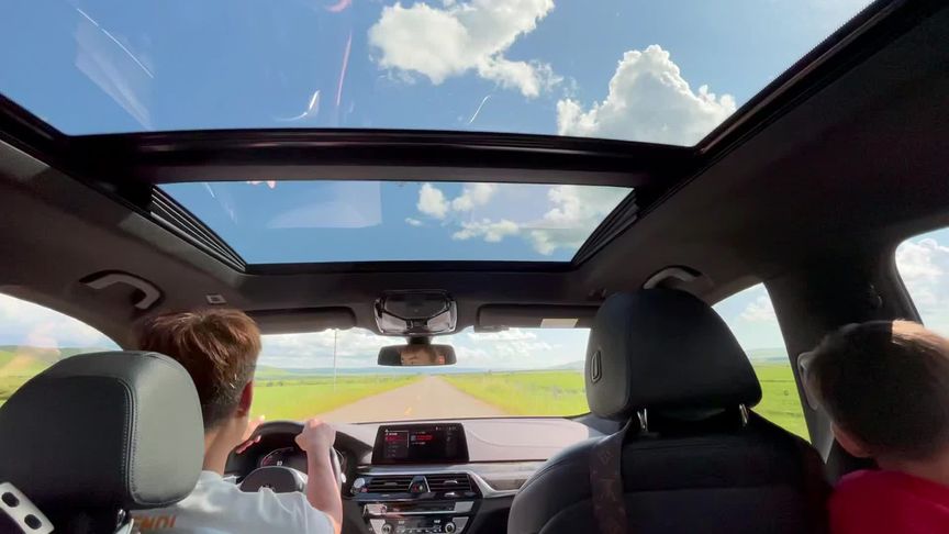 #自驾游 第10天 来到了大草原才知道辽阔是什么