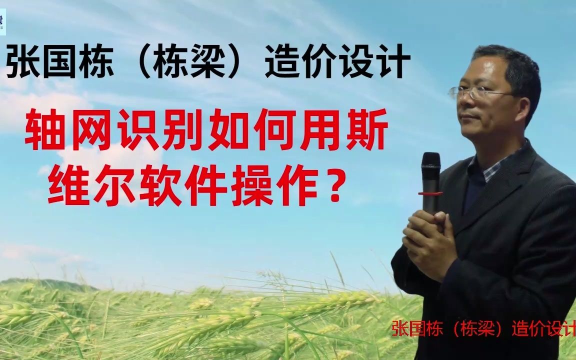 张国栋(栋梁)造价设计:轴网识别如何用斯维尔软件操作?