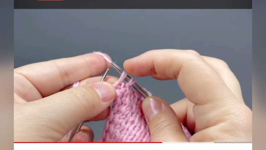 棒针全平针,怎样平整的编织方法。(ins编织小教程)