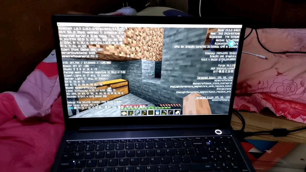 笔记本玩我的世界,为什么F3+G没用,而且按了FN+Esc还是没有