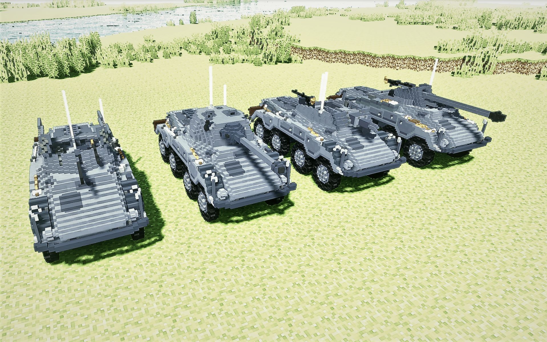 [Minecraft] 二战德军 Sd.Kfz. 234 系列_我的世界