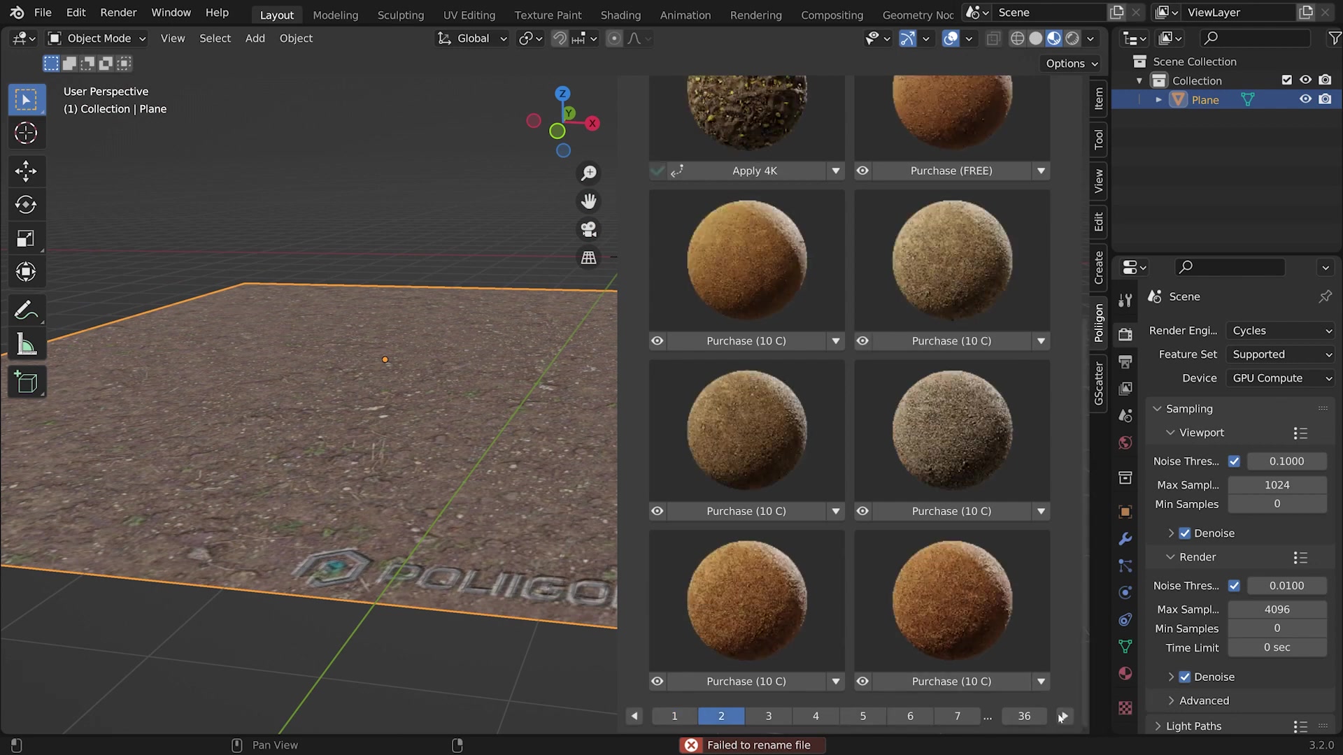 中文版Blender插件-无需离开Blender即可浏览购买下载和导入Poliigon...