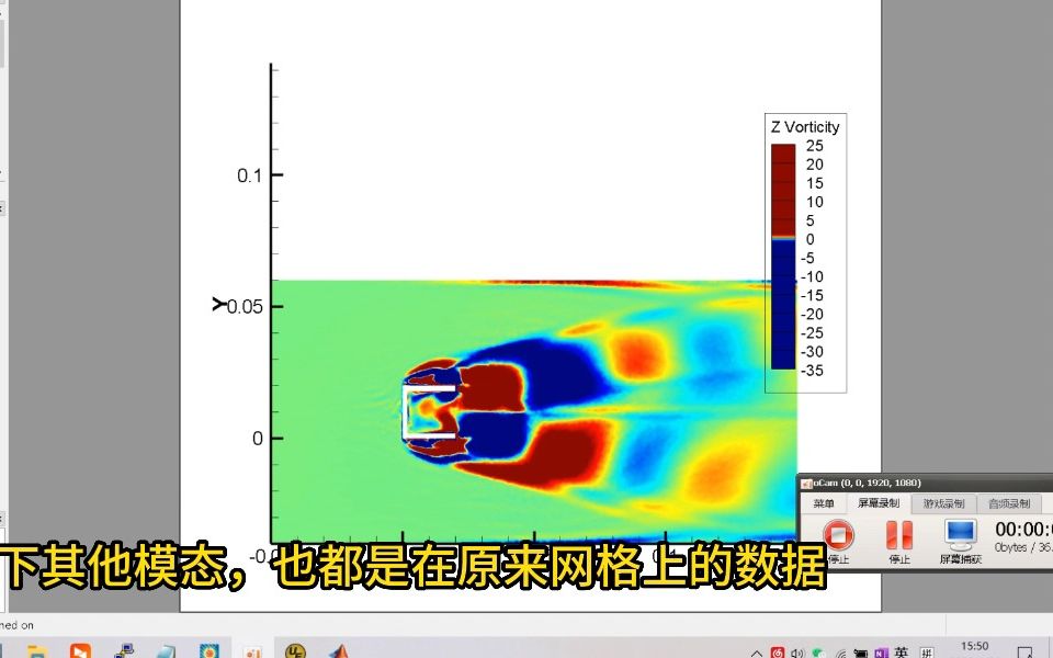 CFD的数据结果,不插值到均匀网格直接在原来网格上生成POD模态的...