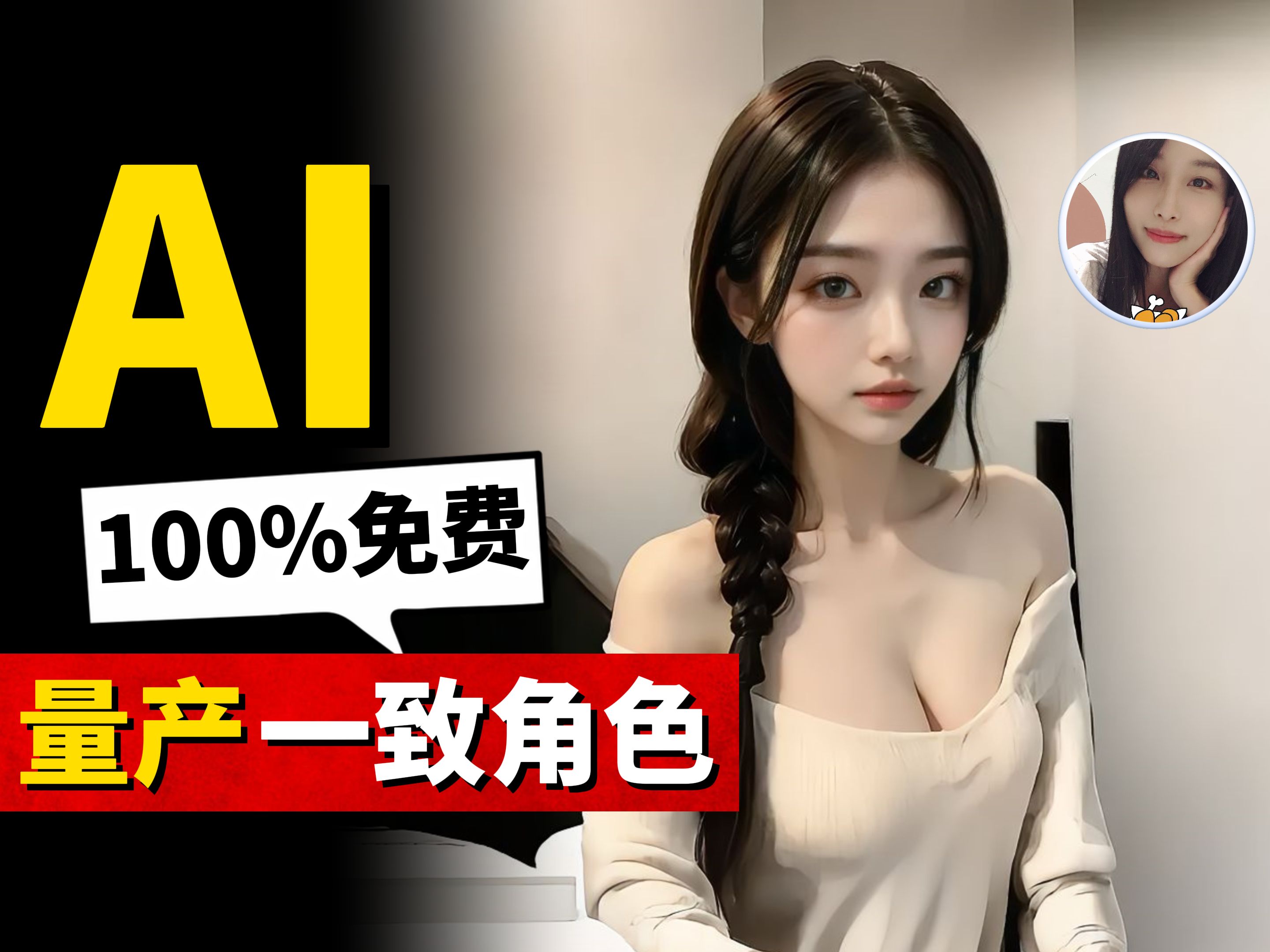 惊叹!如何在5分钟内,免费批量做出一致角色图像!AI现可让同一人物...