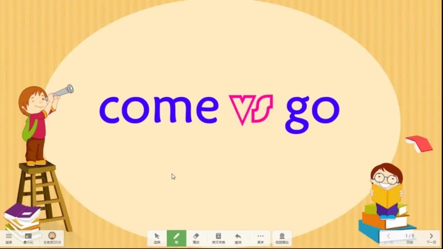 go和come的用法对比,中考英语考点词汇辨析二,精讲课