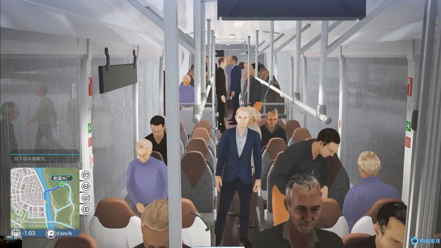 巴士模拟18,最近天天开公交,人多又下雨,撞车还扣钱