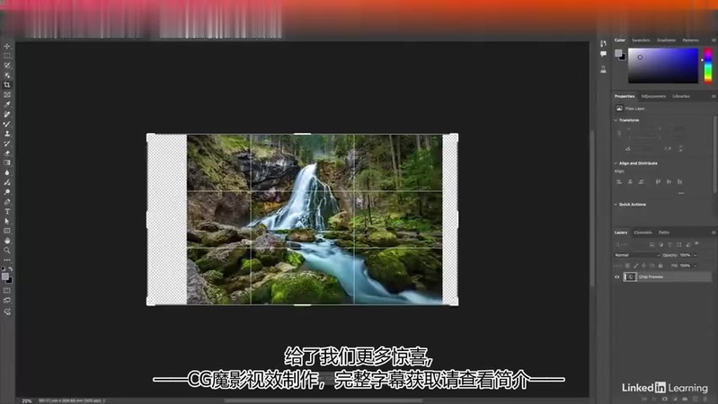 福利 中英字幕 Linkedin Photoshop2025人工智能AI图像编辑