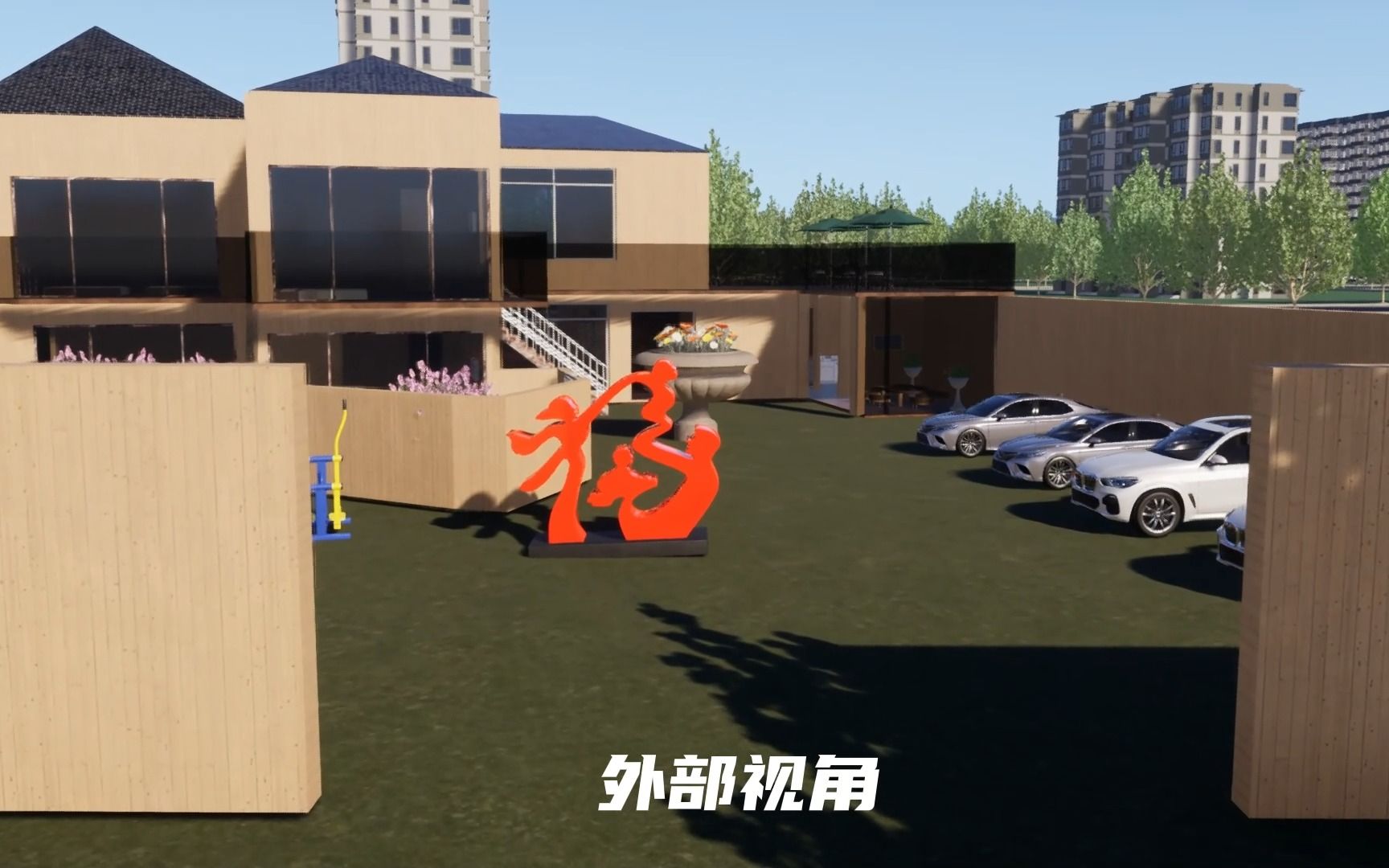 BIM建模 漫游演示视频