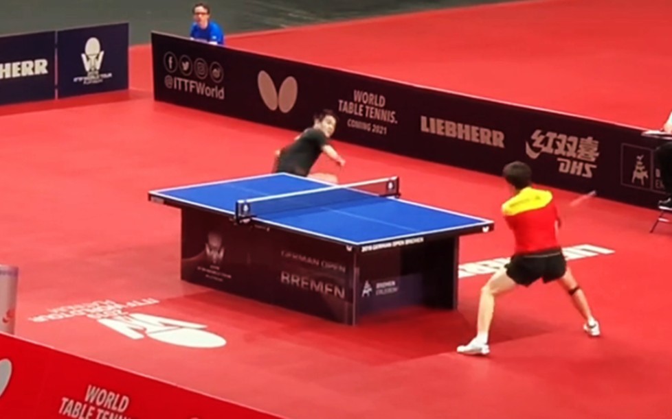 樊振东,全程高能,高质量回合精剪,2019德国公开赛,观众视角的真实...