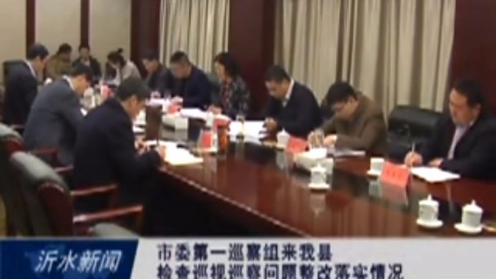 市委第一巡察组来沂水县检查巡视巡察问题整改落实情况