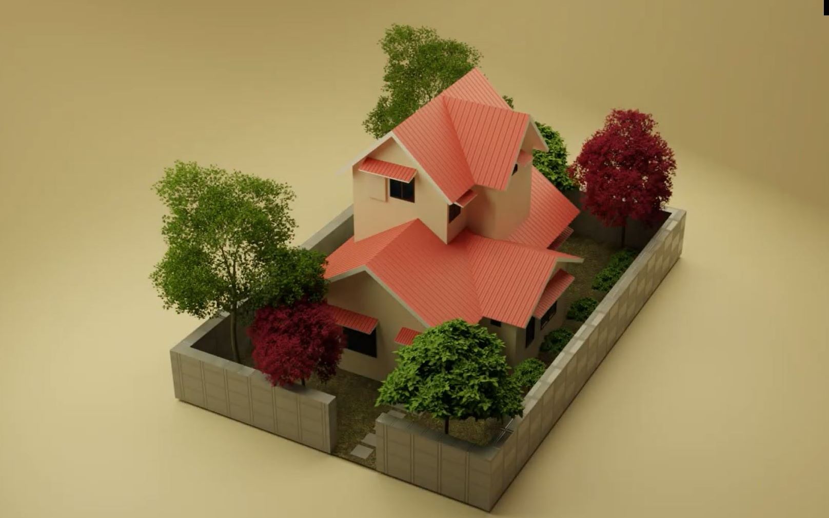 Blender 2.9 3D建模房子