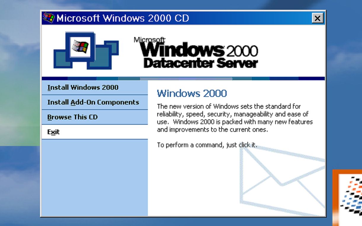 本世纪初最强微软系统?Windows2000数据中心版体验!