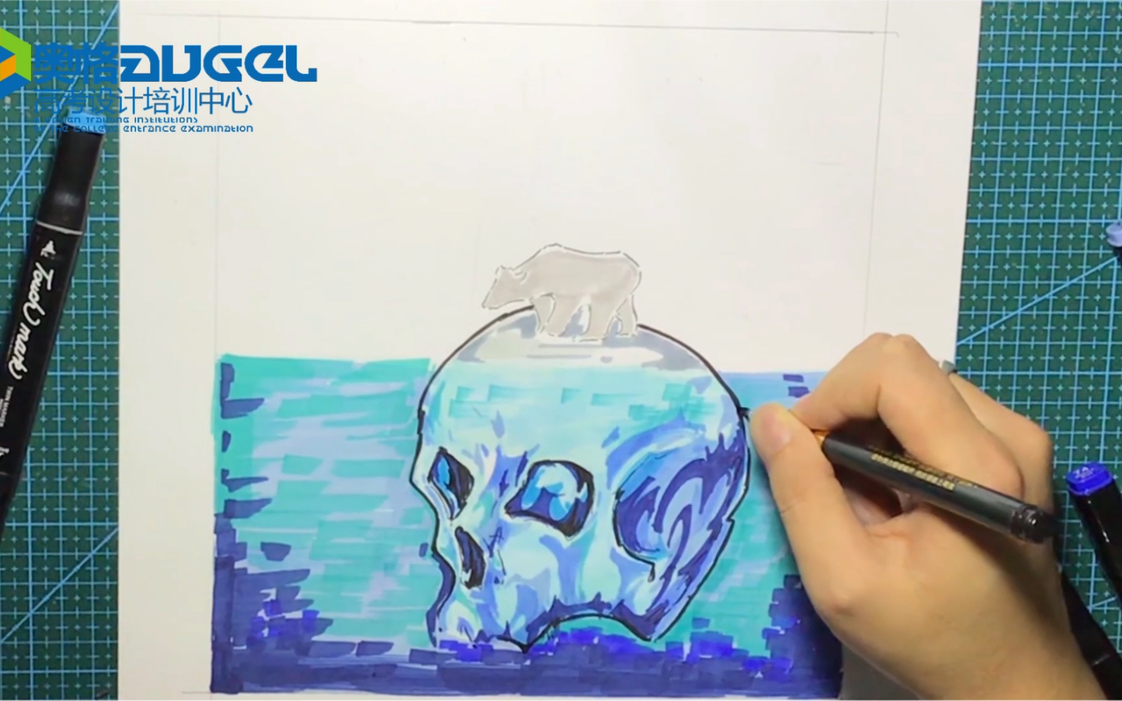 ...模拟考题:《全球变暖》图形创意设计模板方案尺寸:8k时间:60分钟...