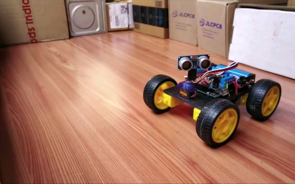 arduino避障车(含原件清单及arduino程序代码)
