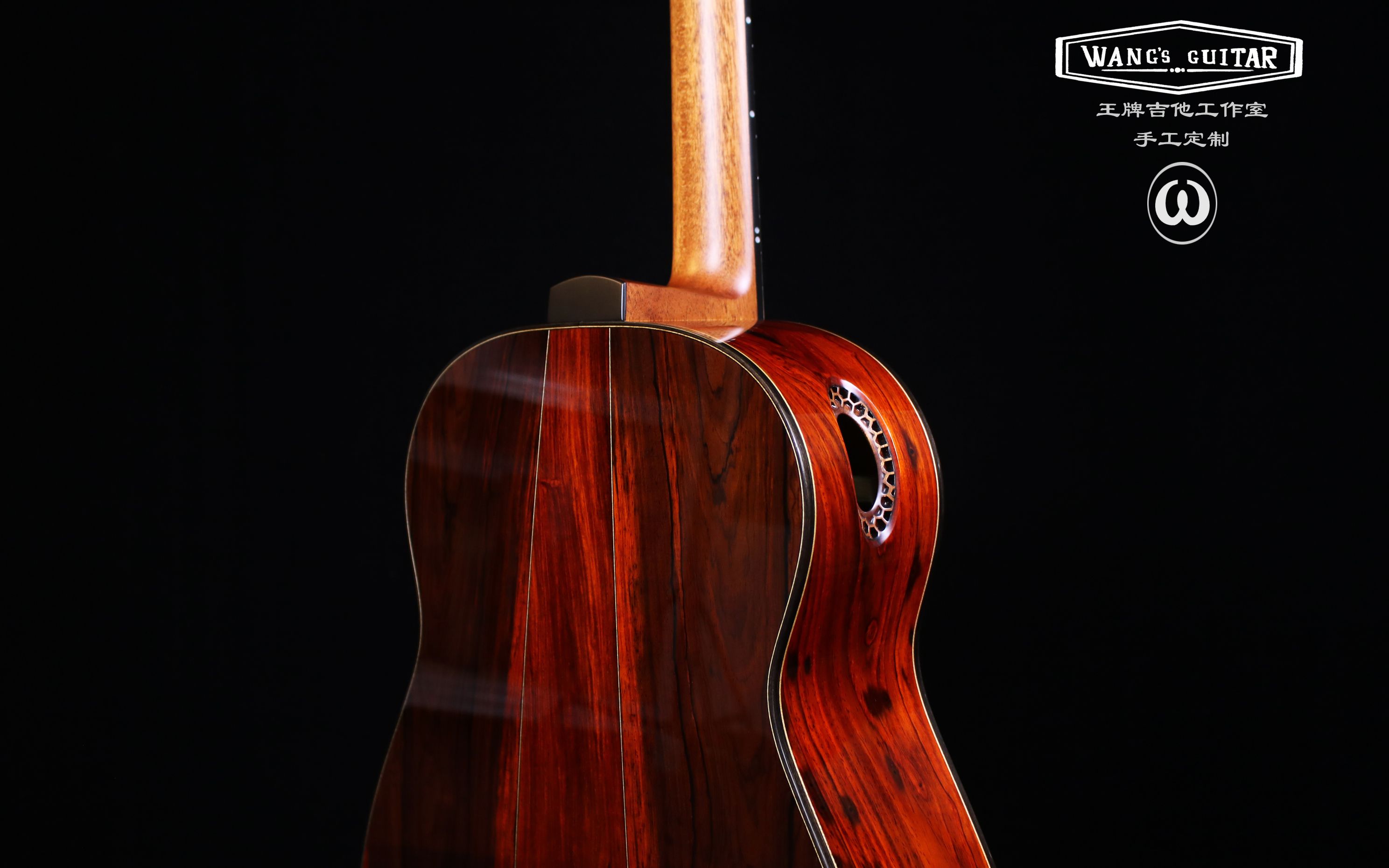 【王牌吉他】实木蜂窝碳纤维复合双侧板 可可菠萝 英格曼 41寸MD...