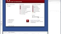 flash cs3 fundamentals 9 欢迎界面