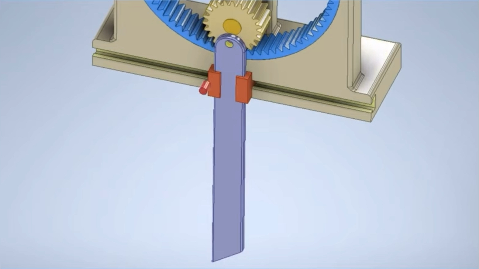 齿轮与摆杆联动机构