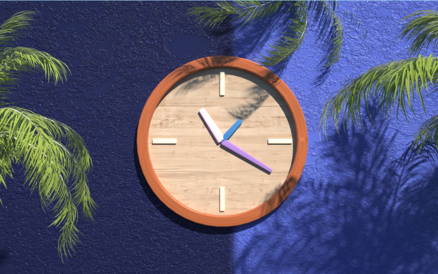 c4d教程 转动的时钟