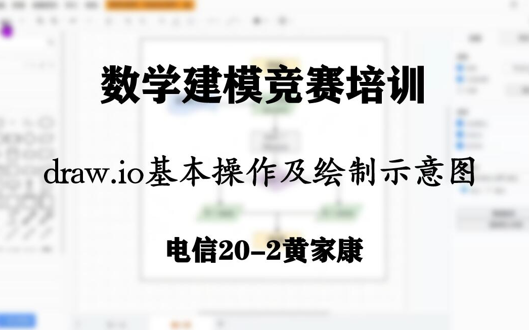 2023数学建模美赛备赛培训-draw.io绘制示意图