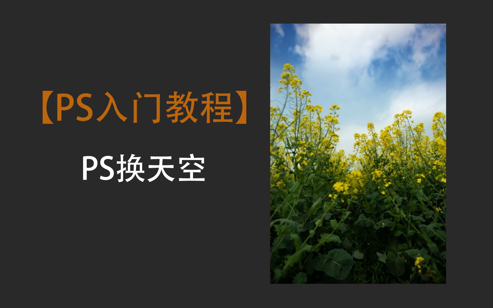 【PS入门教程】PS换天空,你学会了吗?