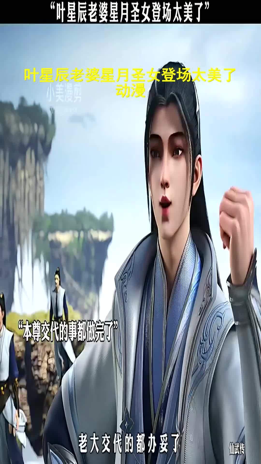 叶星辰老婆星月圣女登场太美了动漫