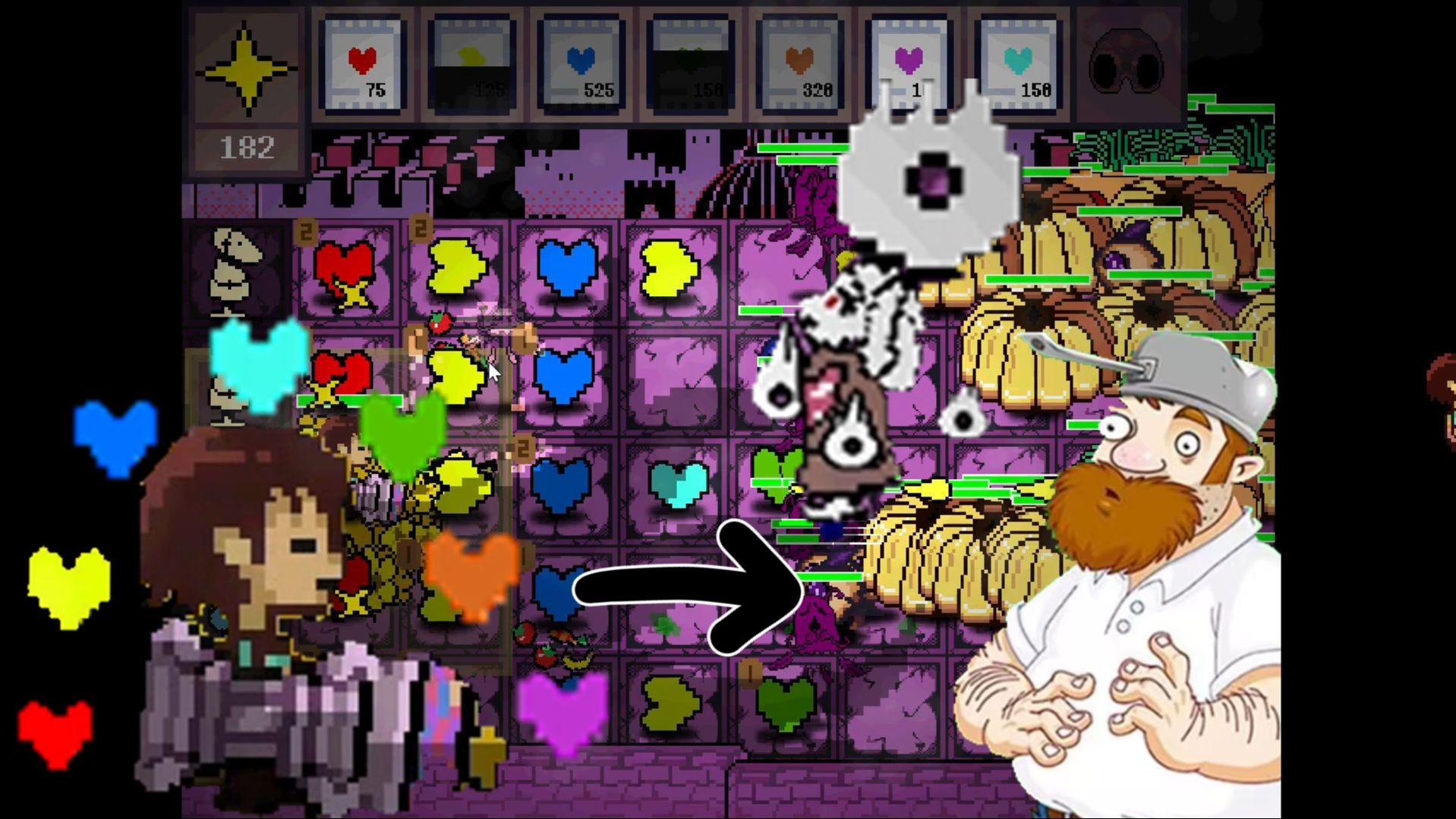 决心大战怪物?逆天!在传说之下里玩植物大战僵尸 遗迹篇全流程!(附...