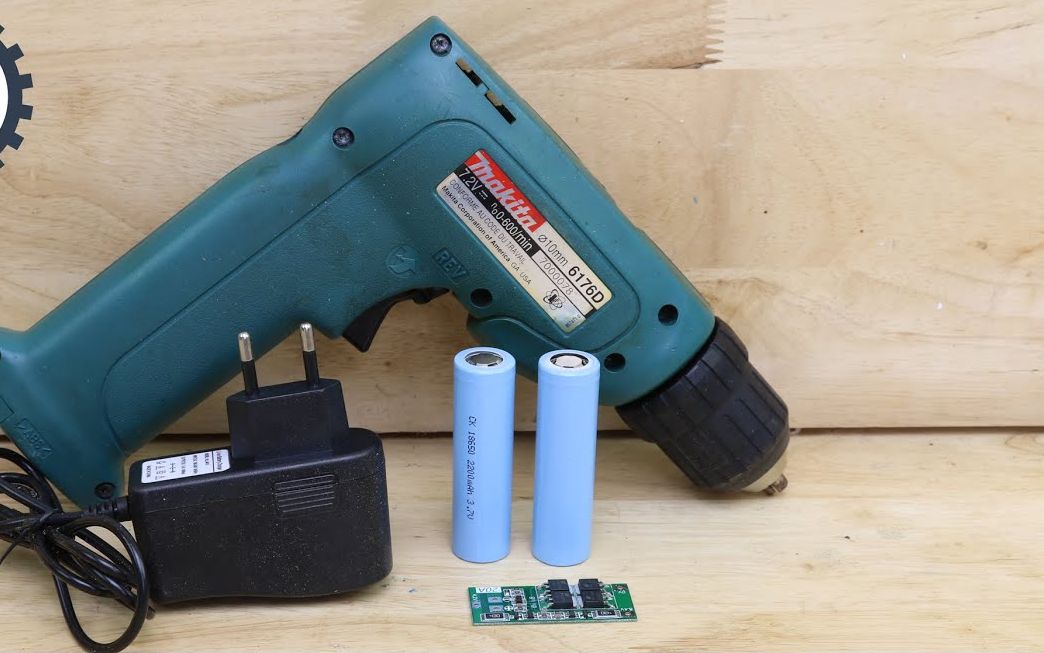 今天改造一个无绳电钻8.4V 2200mAh-学习中