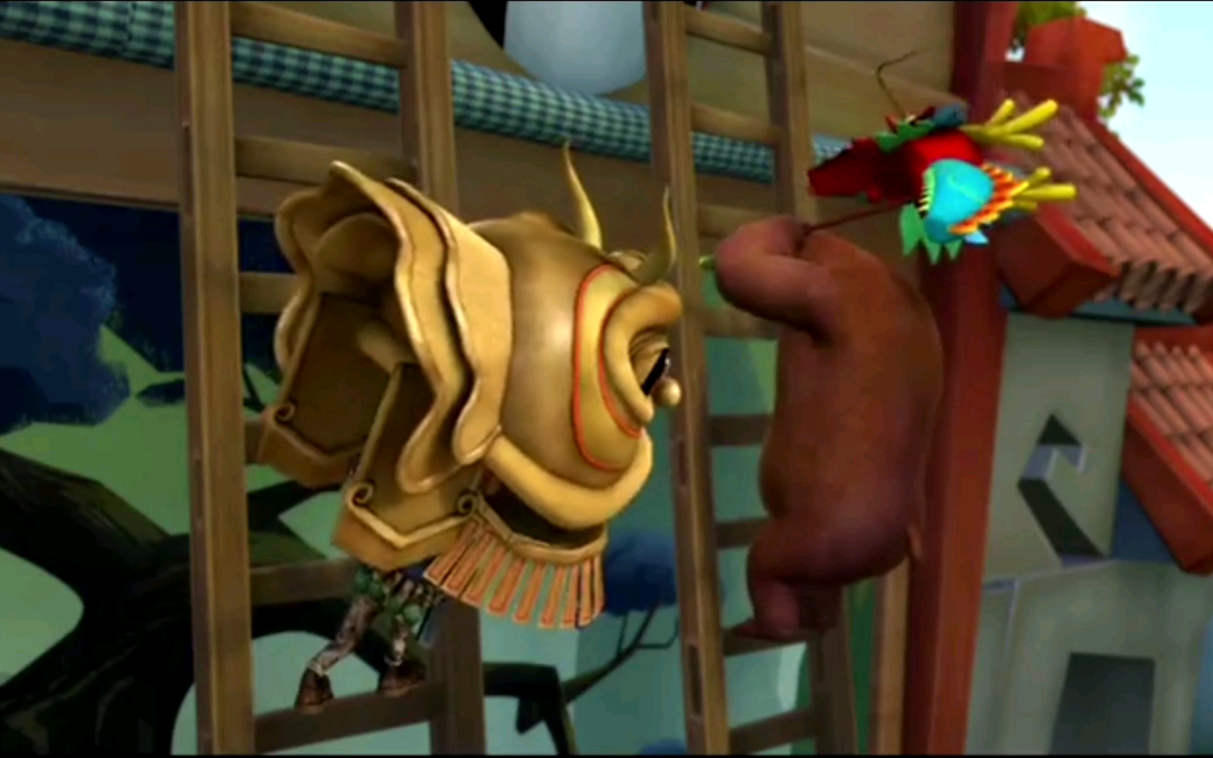 熊出没之环球大冒险 第81集 舞狮斗龙