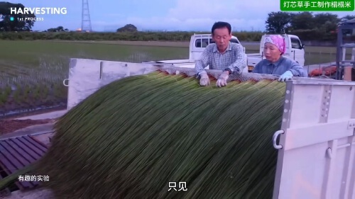 原来灯芯草和茅草就能制作出精美的榻榻米,真是