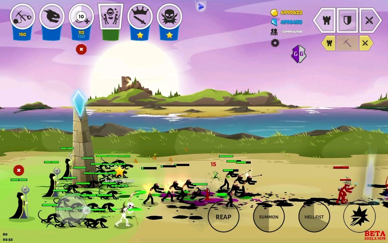 (火柴人战争3)瓦拉斯纳升级!大战电流大军!