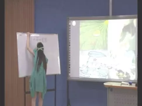 低学段 语文教师模拟上课无生课堂微课演示