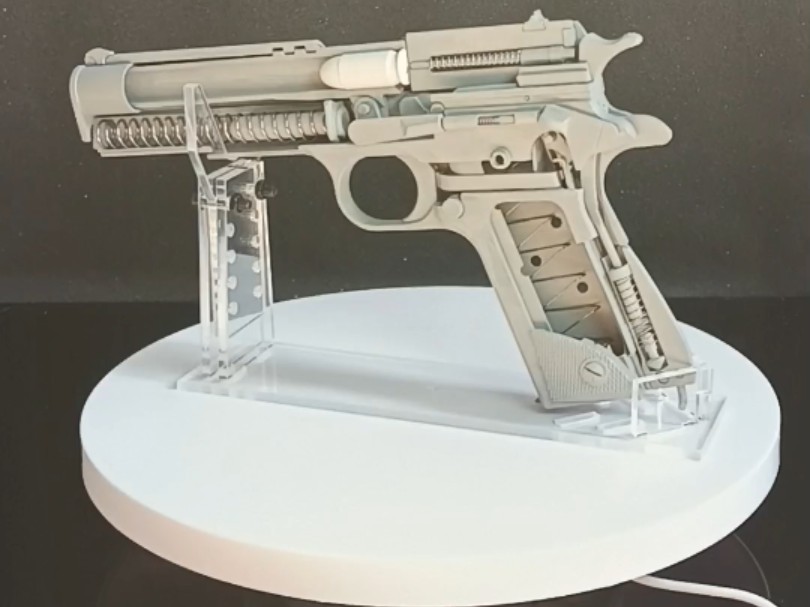 柯尔特M1911A1剖面模型-3D打印_二战美军武器