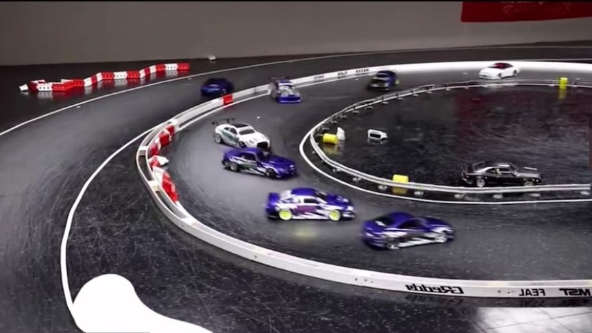 RC漂移车赛道漂移展示#RC #rc漂移车 #遥控车模型