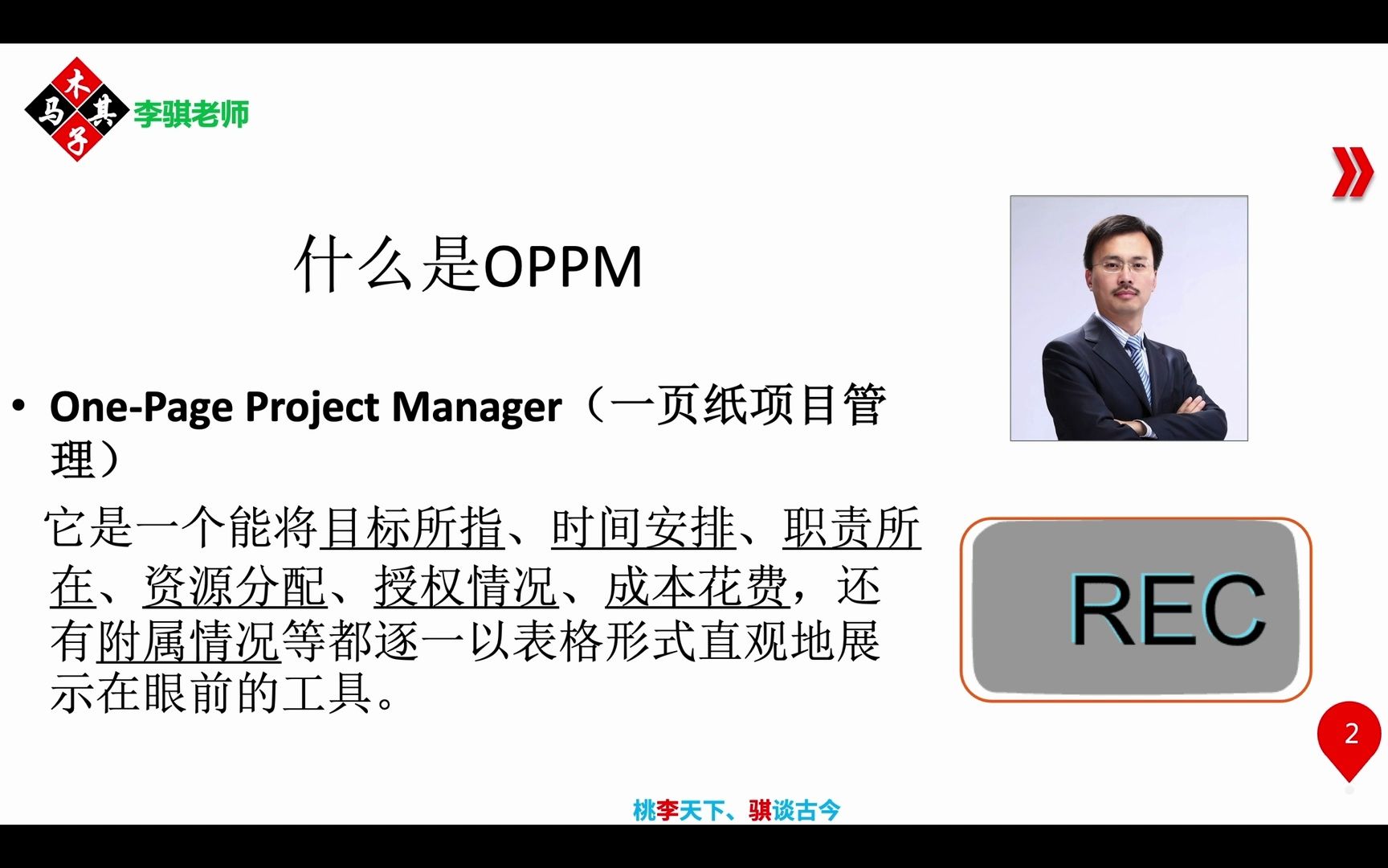 一页纸项目管理OPPM