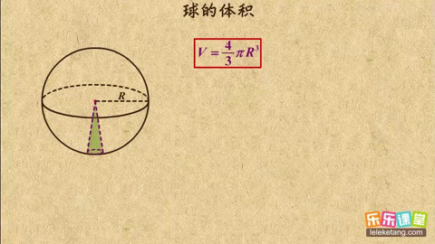 学霸笔记:球的体积